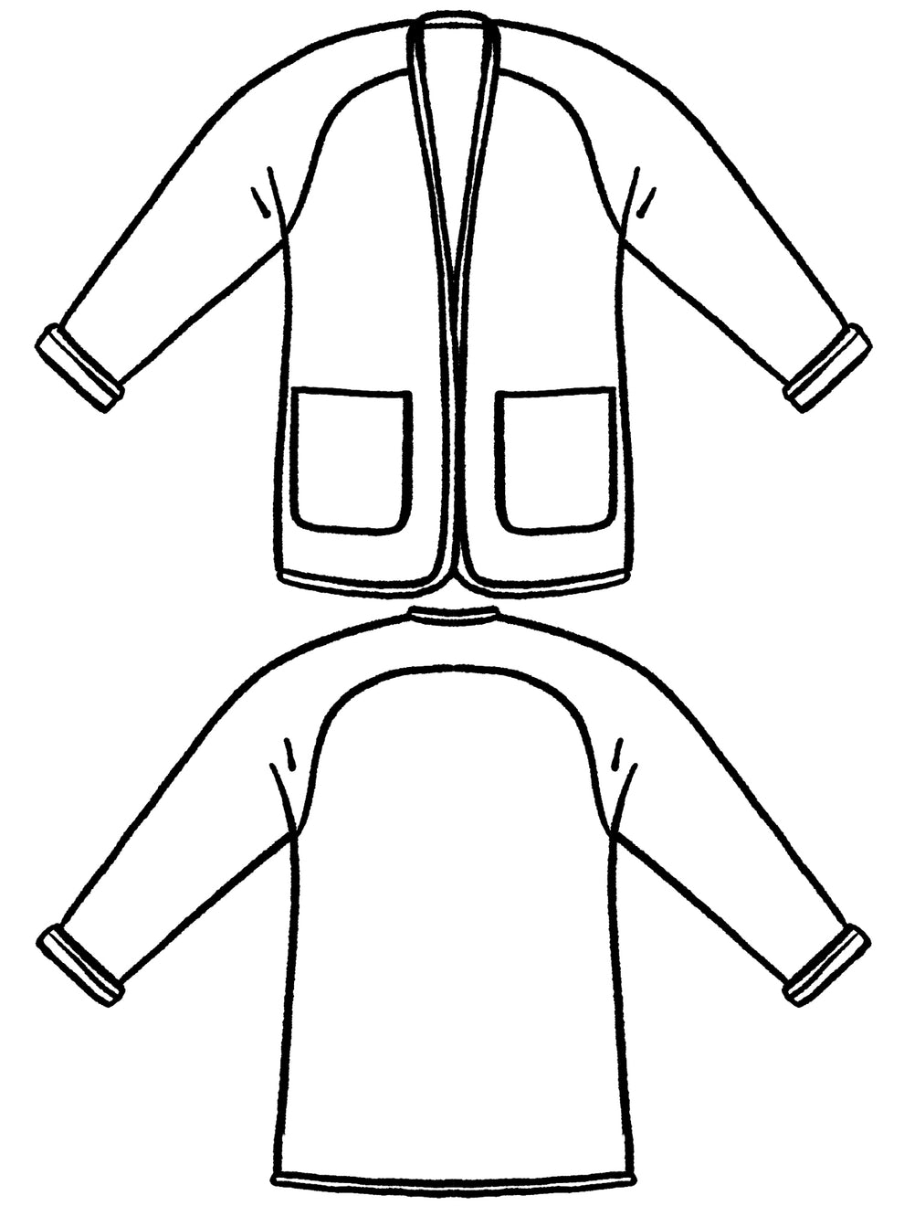 Raglan Sleeve Heirloom Jacket - Star – Sown